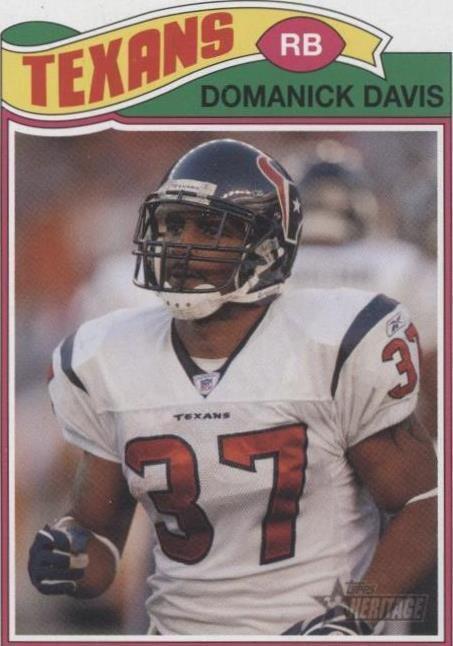2005 Topps Heritage - Domanick Davis #124 for sale online | eBay