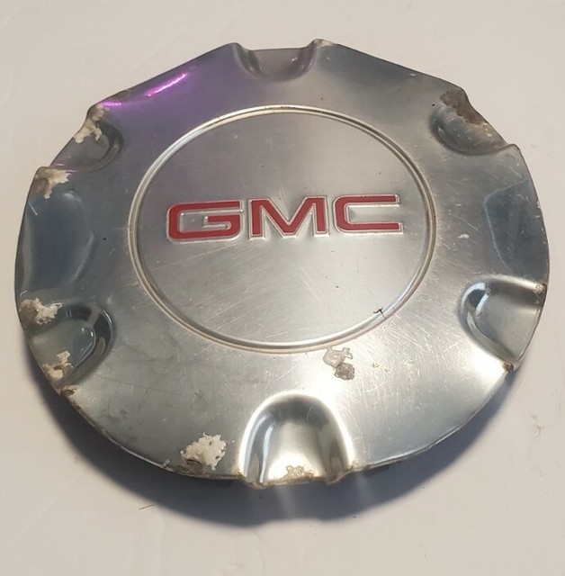 GMC Center Caps Hubcaps Envoy 9595881 OEM 17" 6 Spoke Wheel Set for ...