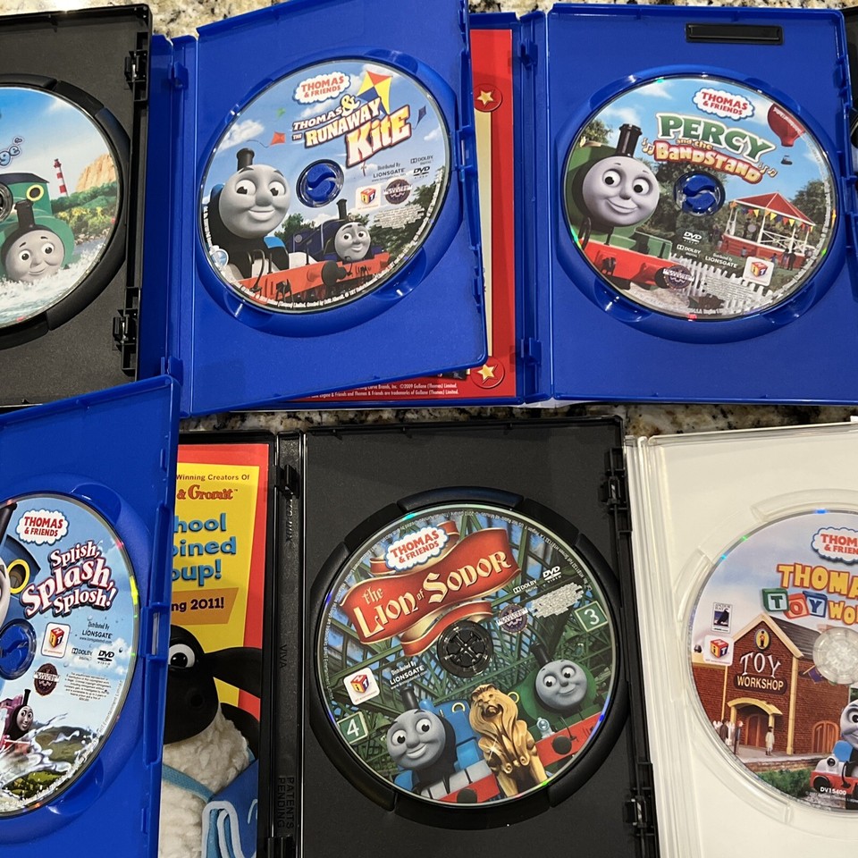Thomas The Train Thomas & Friends DVDs Lot Of 9 | eBay