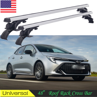 FOR 2005-2022 Toyota Corolla 48" Roof Rack Cross Bars Cargo Kayak Bike ...