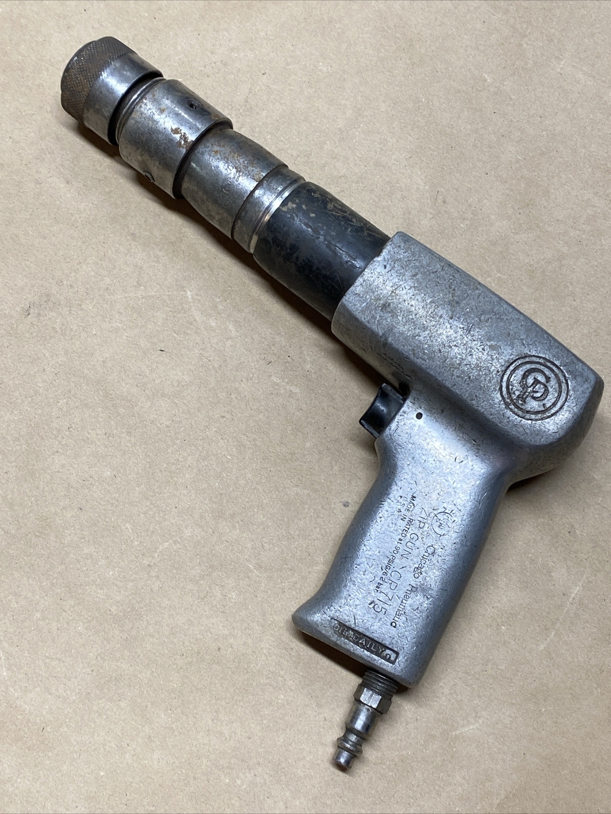 CHICAGO PNEUMATIC (CP715) ZIP GUN AIR CHISEL HAMMER W/ QUICK CONNECT | eBay