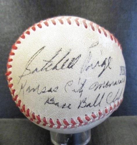 Satchell Paige - 1940's - Autographed Baseball - Beautiful High Quality ...