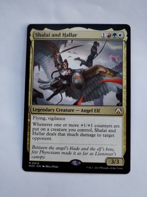 MTG Shalai and Hallar Commander: March of the Machine 10 Regular Mythic ...