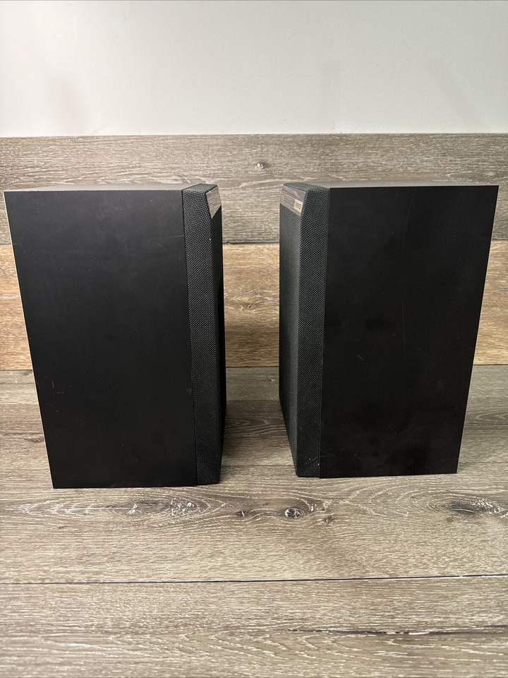 Vintage PIONEER S-313X Flat Square Bookshelf Speakers 2-Way 70W 6 Ohm ...