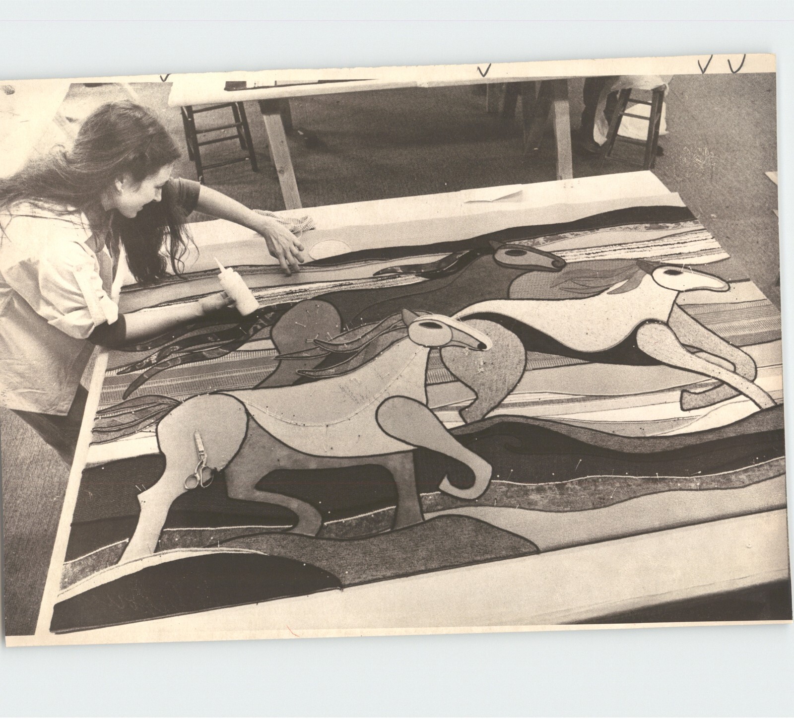 Deborah Inskip Bounds ART TAPESTRY San Francisco VINTAGE 1978 Press ...