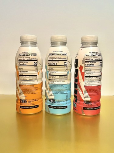 〽️ New Limited Edition Prime ICE Blue & Red Chill Orange Hydration (3 ...