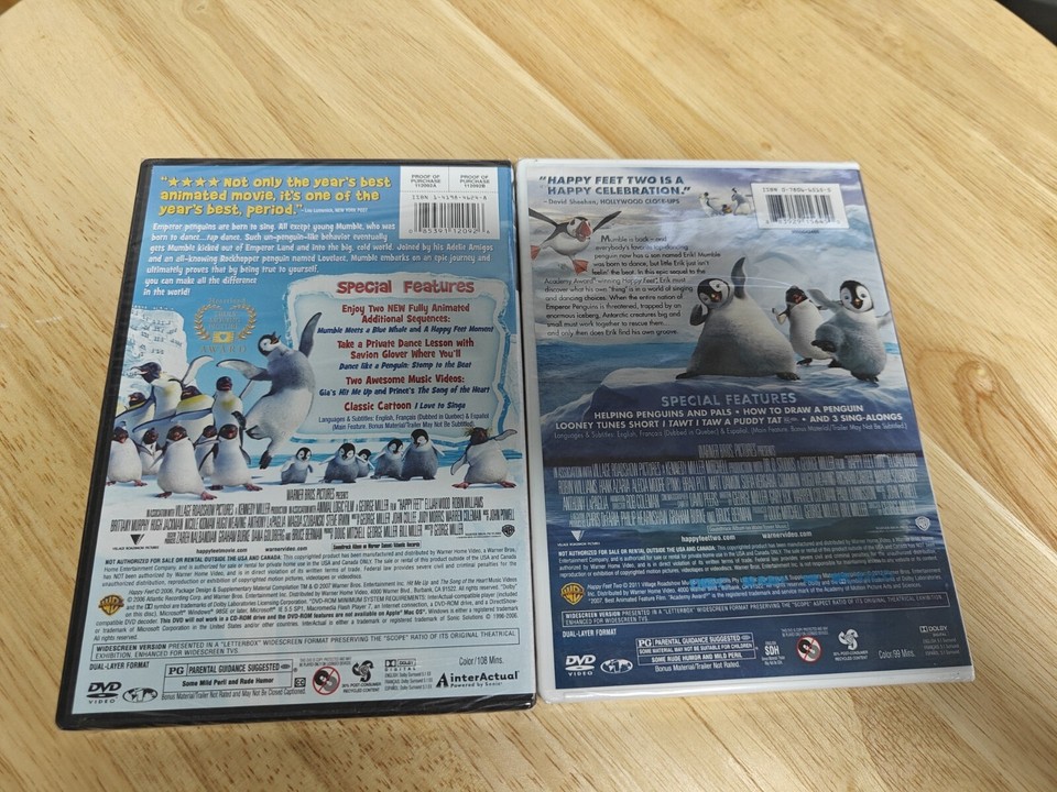 Happy Feet & Happy Feet Two (DVD, 2007, 2011) 883929156450| eBay