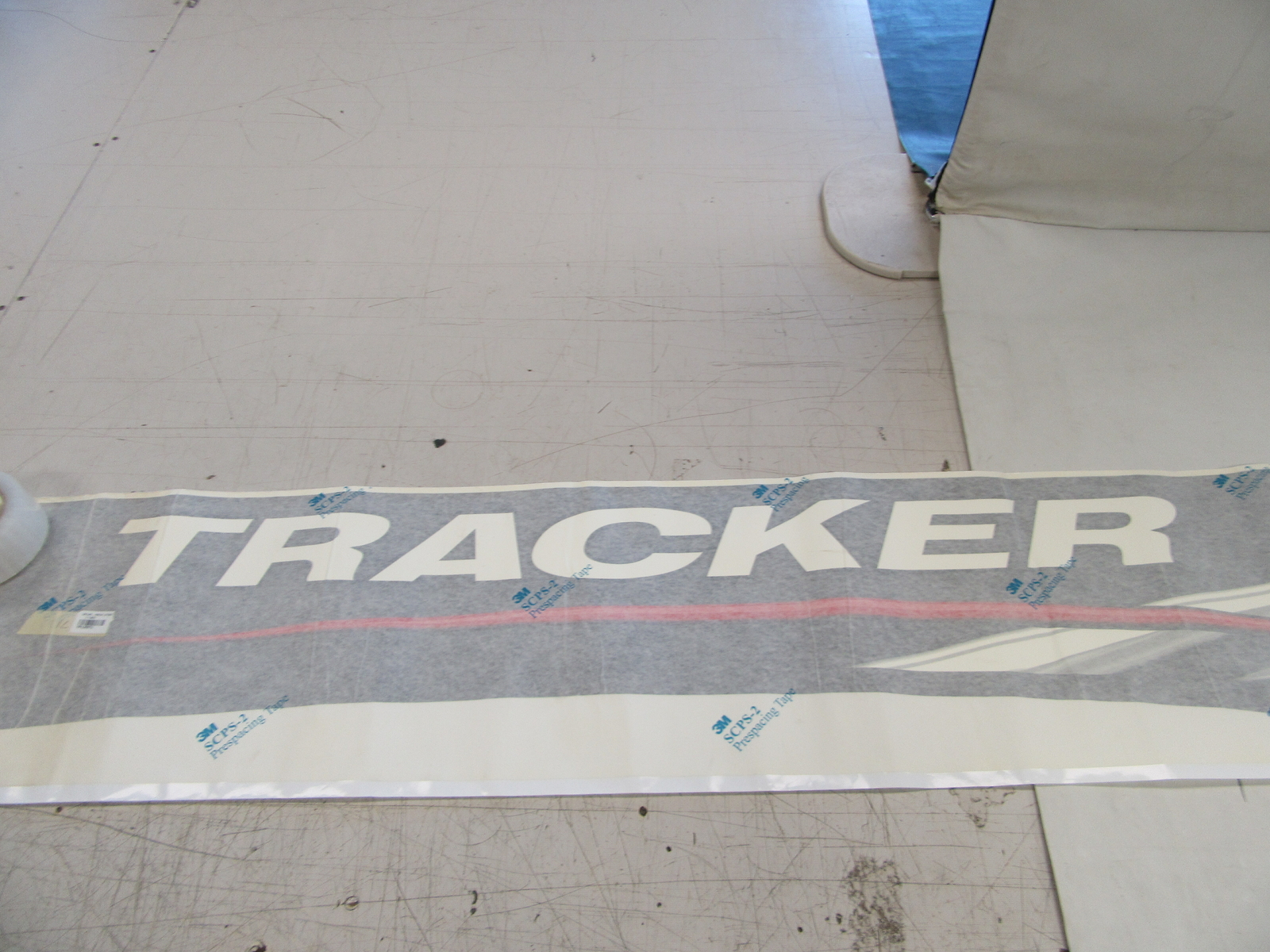TRACKER MAIN STARBOARD DECAL BLACK / RED / WHITE TR135571 MARINE BOAT ...