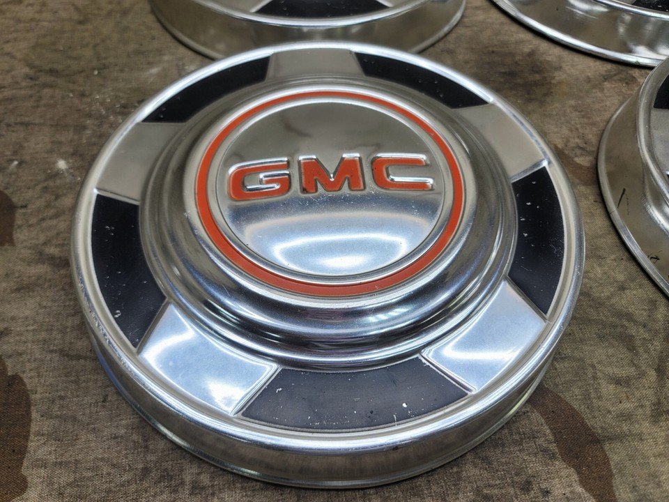 (4) 1973-1987 GMC Pickup Truck Hubcap Cap OEM 1/2 1500 73-87 | eBay