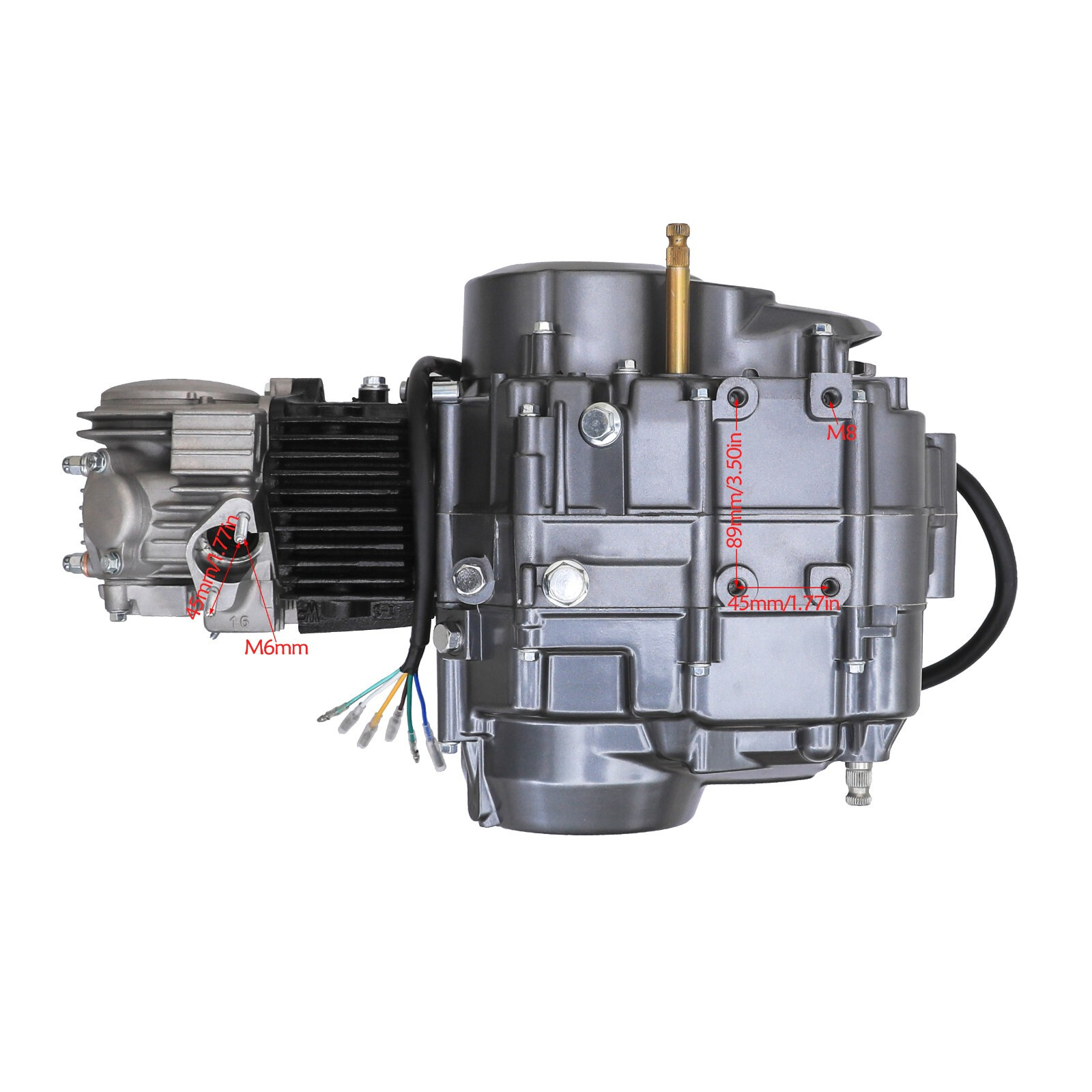 Lifan 140cc 4-stroke Horizontal Engine Motor+Kit for CRF70 CRF110 CT70 ...