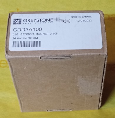 Greystone CDD3A100 CO2 Sensor - New | eBay
