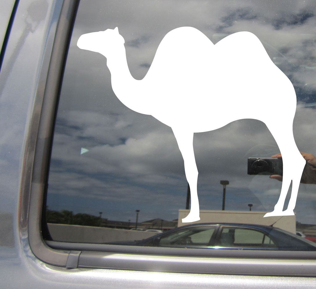 Bactrian Camel - Desert Car Laptop Bumper Window Vinyl Decal Sticker ...