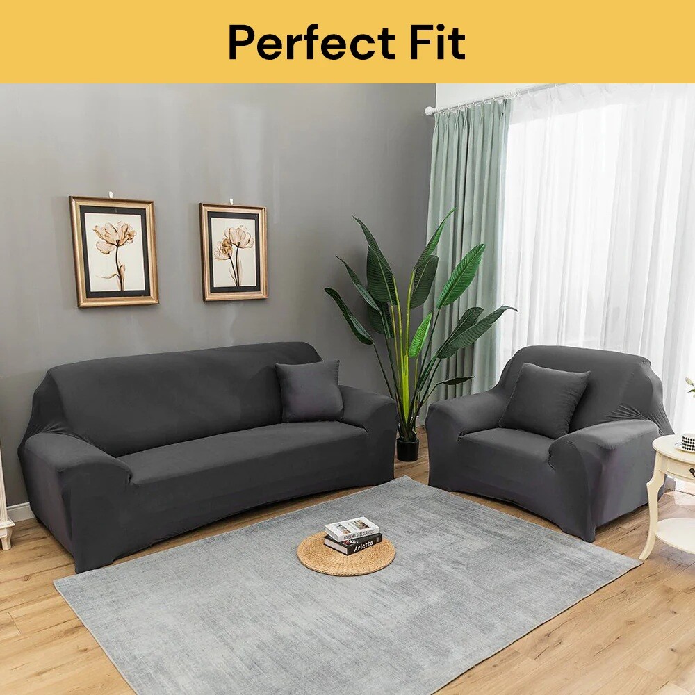 Sofa Covers 1 2 3 Seater Lounge Protectors Slipcover Sofa Couch Cover ...