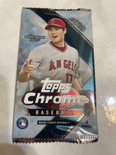 2018 Topps Chrome Baseball Sealed Retail Pack Ohtani Acuna Soto RC? | eBay