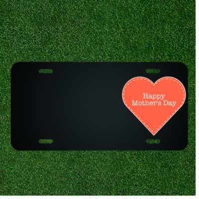 Custom Personalized License Plate With Add Names To Happy Mothers Day ...