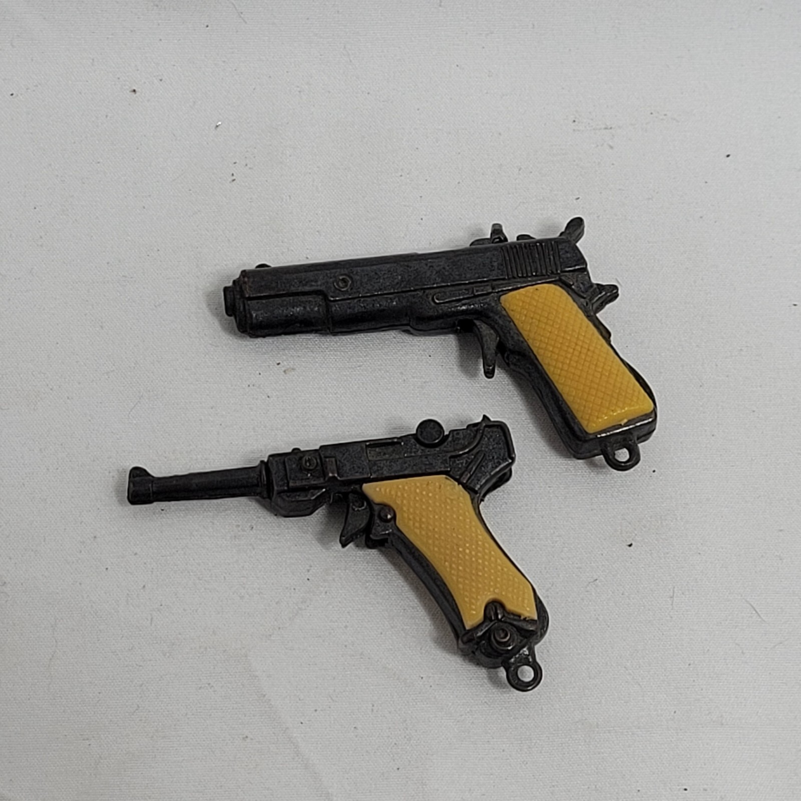 Lot of 2 Vintage TOY Miniature Luger and Colt 45 Cap Guns Keychains | eBay