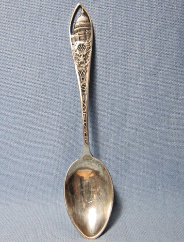 Vintage WASHINGTON DC Mount Vernon Sterling Silver Demitasse Souvenir ...