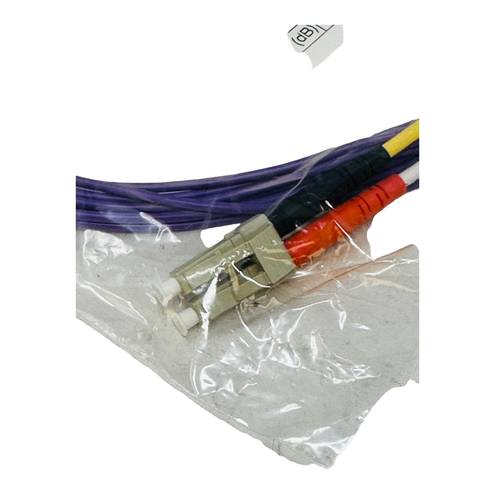 FIBER OPTIC CABLE LC-ST/MM 62.5/DX/2M PURPLE END A .06/.08dB END B .24 ...
