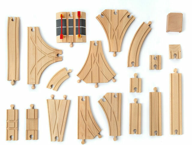 Kids Destiny Premium Wooden Train Track - 56 Piece for sale online | eBay