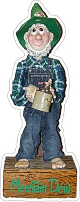 Mountain Dew Man Laser Cut Metal Advertising Sign | eBay