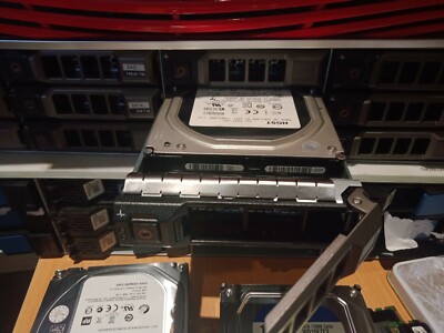 4TB SAS Hitachi HGST Enterprise Hard Drive with Caddy Dell Servers R710 ...