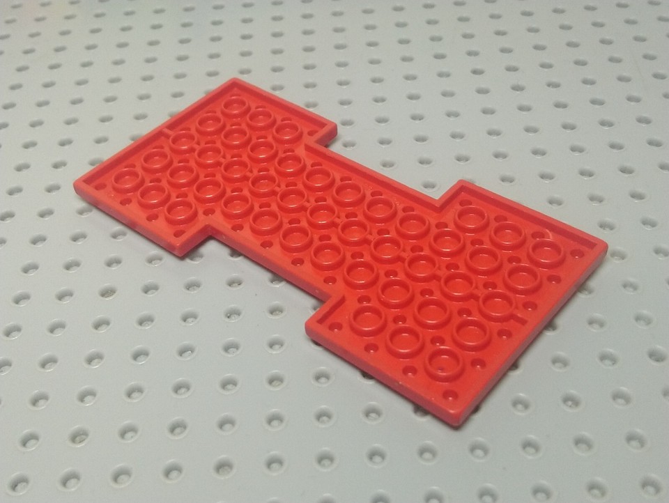 Lego Plate Vehicle, Base 6x12 with 1x4 Cutouts [781] Red x1 | eBay