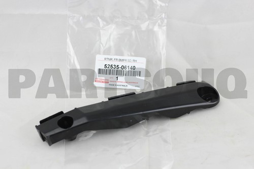 5253506140 Genuine Toyota RETAINER, FRONT BUMPER SIDE, RH 52535-06140 ...