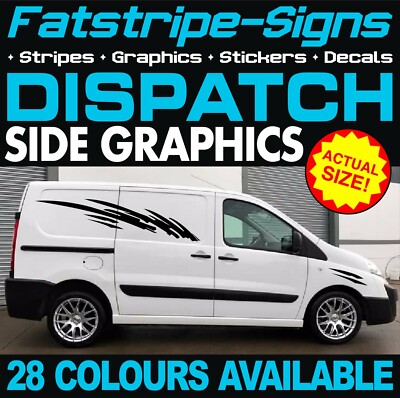 to fit CITROEN DISPATCH GRAPHICS STICKERS STRIPES DECALS CREW CAB DAY ...