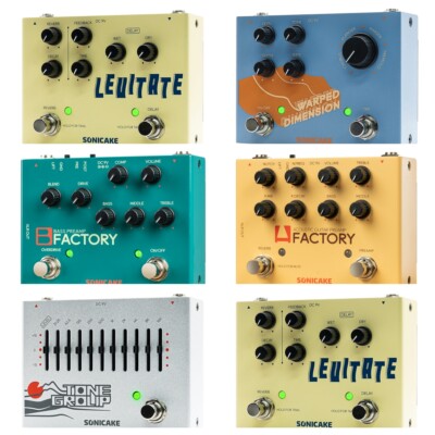 SONICAKE Levitate/Warped Dimension/Equalizer Analog Guitar Multi ...