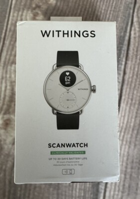 Withings ScanWatch (White) (38mm) (HWA09-model 1-All-Int) | eBay