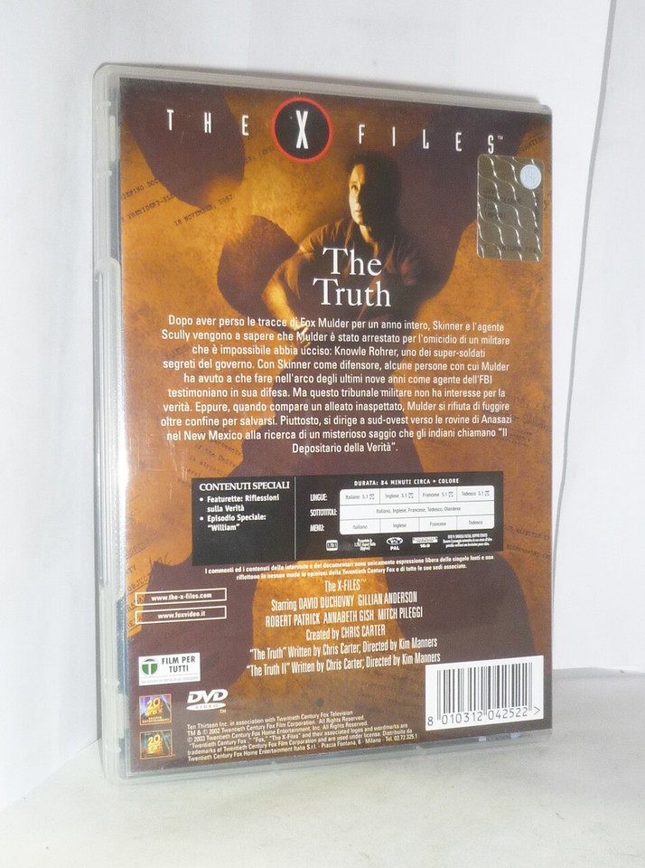 The - the Truth - Series Finale - 20TH Century Fox DVD Mint Condition ...
