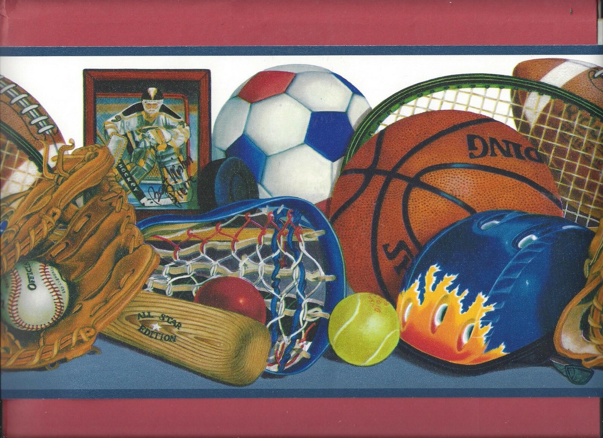 Athletes Wallpaper Border