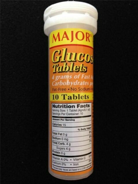 Major 4g Fast Acting Chewable Glucose 10 Tablets for sale online | eBay