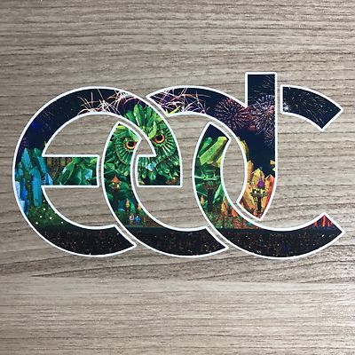 EDC Electric Daisy Carnival Music Festival 5" Wide Vinyl Decal Sticker ...