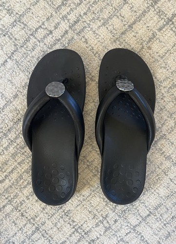 Vionic Thong Flip Flops Black Size 7 | eBay