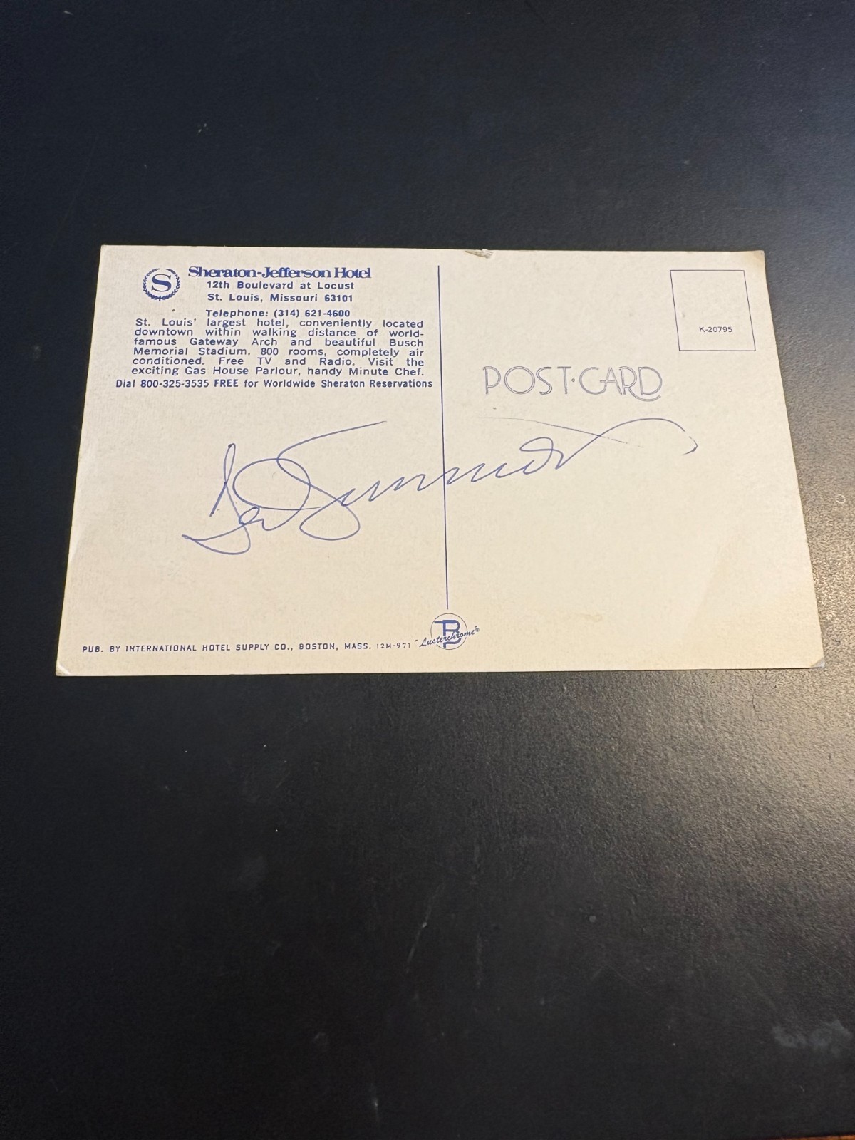 Ted Simmons Autograph from his early days in St Louis | eBay