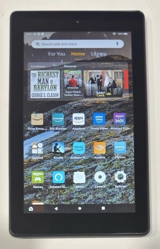 Amazon Fire 7 (9th Generation) 16GB Wi-Fi 7" Tablet M8S26G With Case | eBay