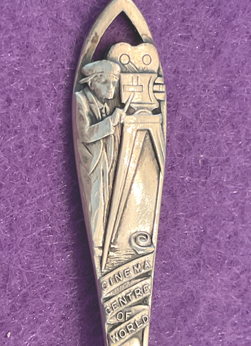 Hollywood Cinema Center of World Old Movie Camera Sterling Souvenir ...