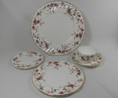 Minton Ancestral Set of 8 Five Piece Place Settings (40 pcs) Globe ...