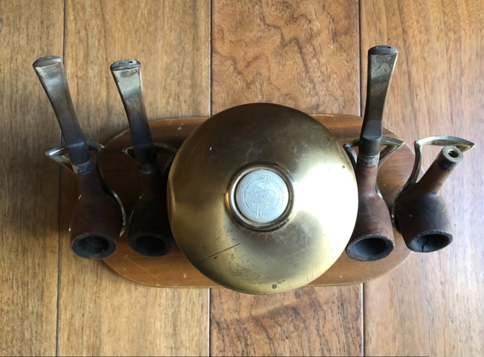 Antique Pipes, Pipe Rack and Humidor circa 1960s | eBay