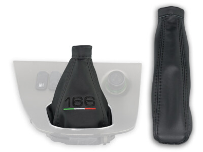 FOR ALFA ROMEO 166 GEAR SHIFT BOOT EBRAKE GAITER LEATHER EMBROIDERY ...