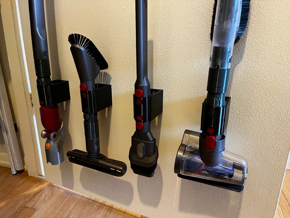 Dyson V12 V15 V11 V10 Wall Mount Accessory Attachment Storage Rack ...