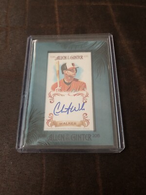 2015 Topps Allen & Ginter Christian Walker Autograph Framed Auto | eBay