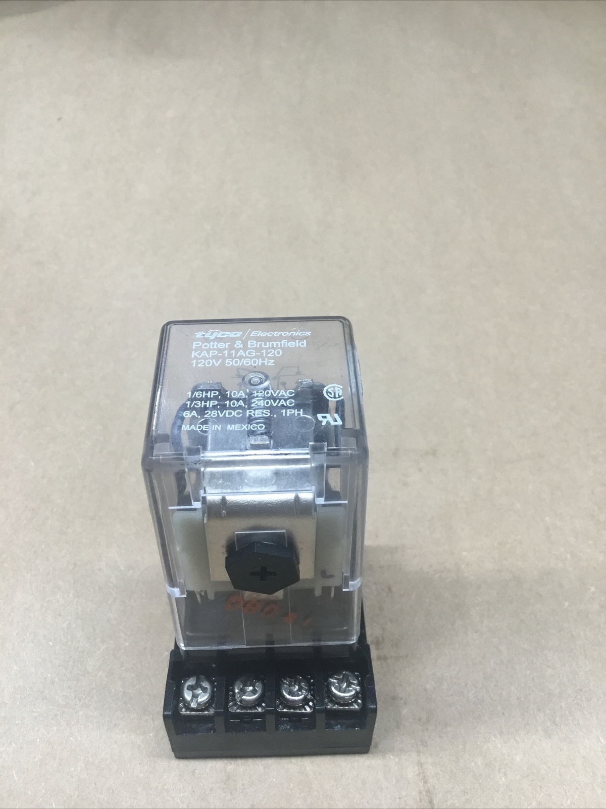 Tyco Electronics Relay KAP-11AG-120 P&B #707K127 | eBay