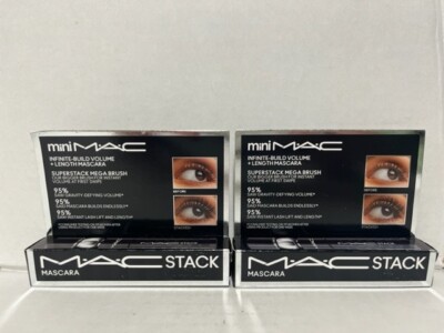 *LOT OF 2* Mac Stack Superstack Mega Brush Mascara Mini, 0.27 fl oz ...