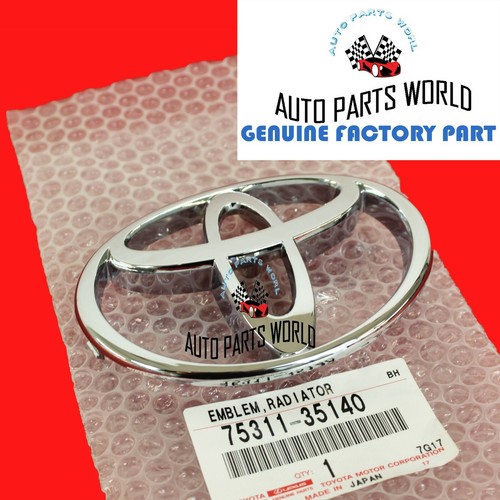GENUINE OEM TOYOTA 1996-1998 4RUNNER CHROME RADIATOR GRILLE EMBLEM ...
