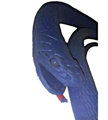 Realist Rubber Snake Blue Lifelike Long Snake Prop Toy | eBay