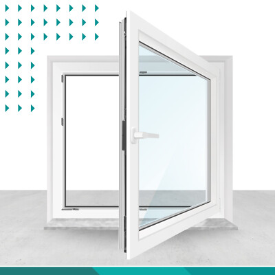 Kunststoff-Fenster Gealan S8000 weiß DrehKipp 3-fach verglast PVC ...