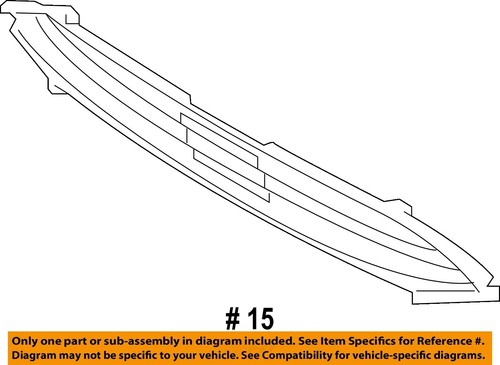 Genuine Ford Bumper Grille Kt4z-17k945-va for sale online | eBay