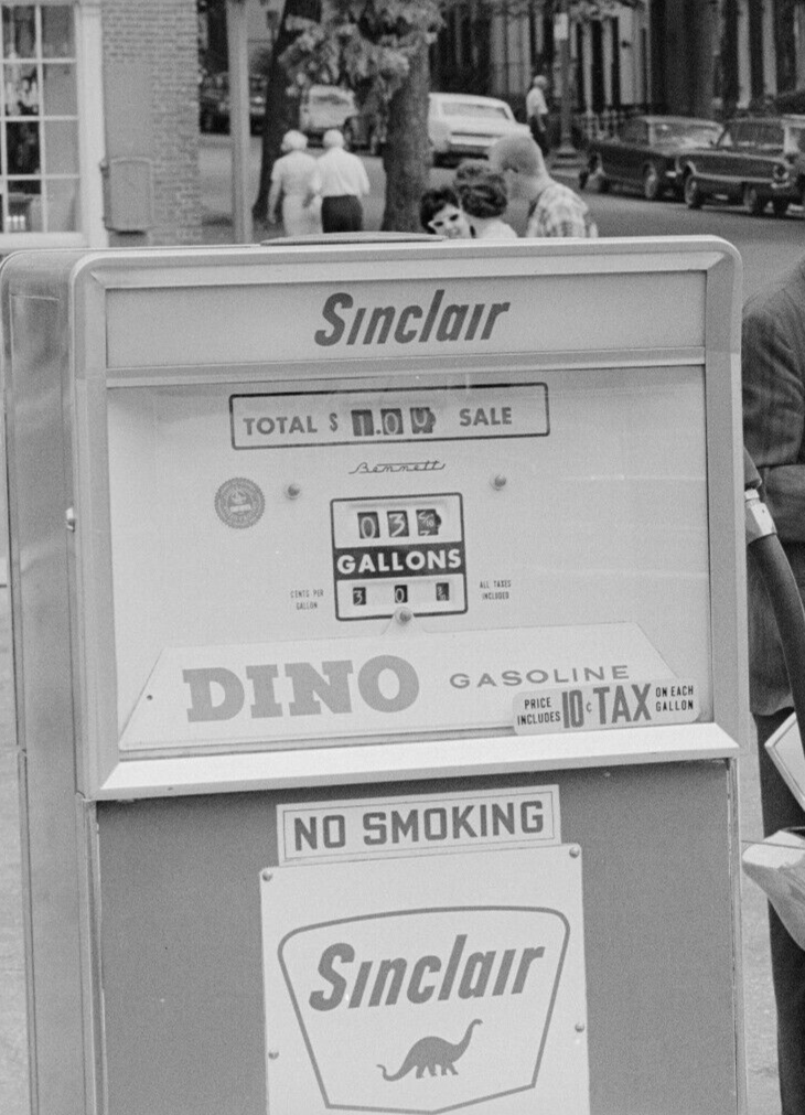 Gas filling station Sinclair gas pump | eBay